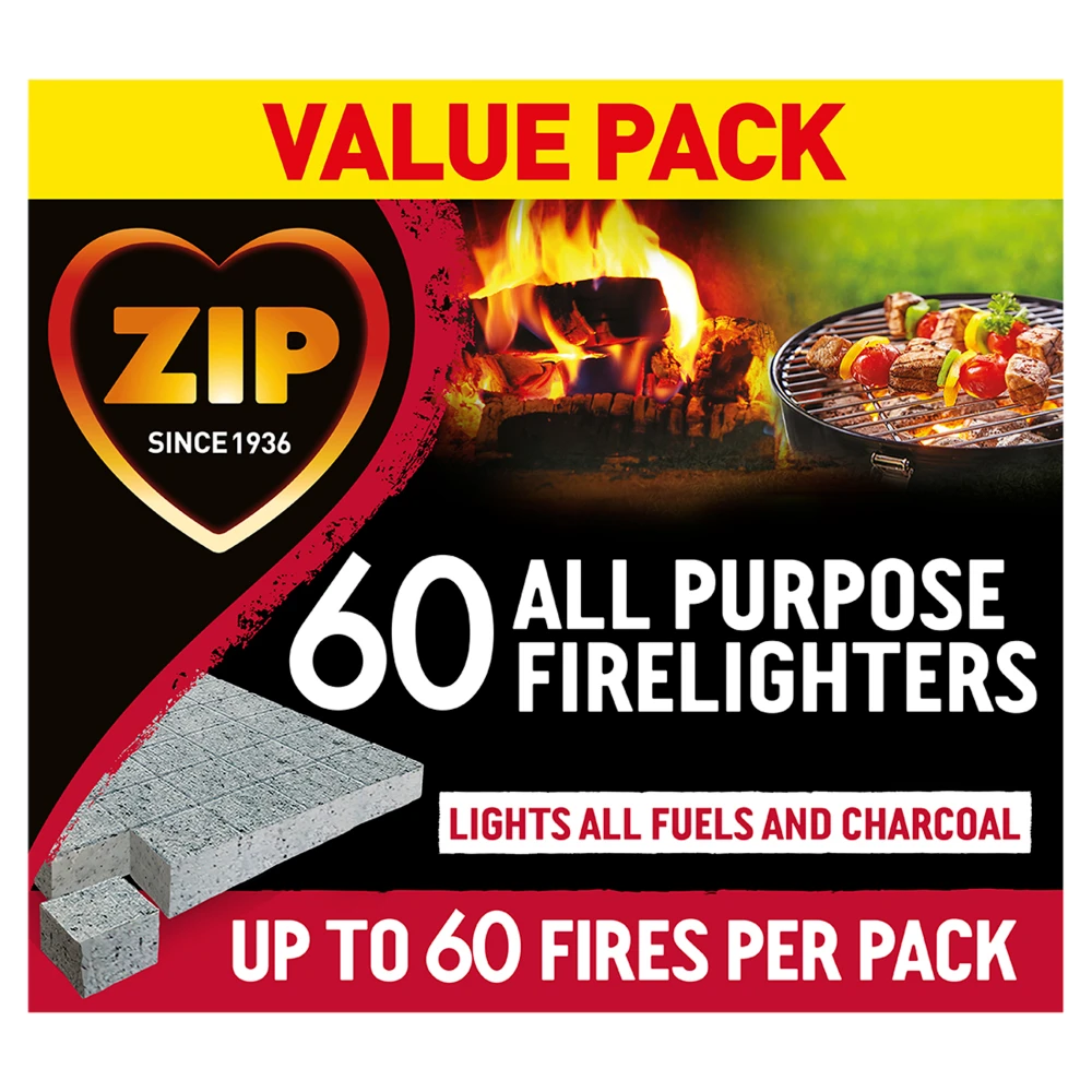 Zip Block Firelighters 60pk | Combustibles | Joybuy