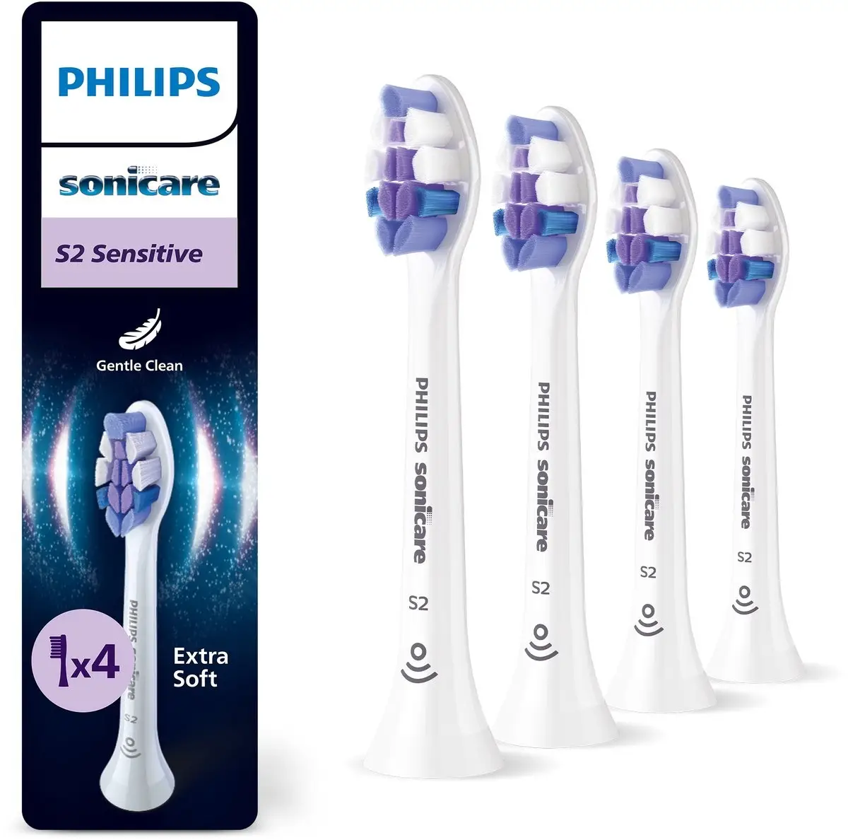 Philips HX6054/87 opzetborstels, 4-delige set | Accessoires voor ...