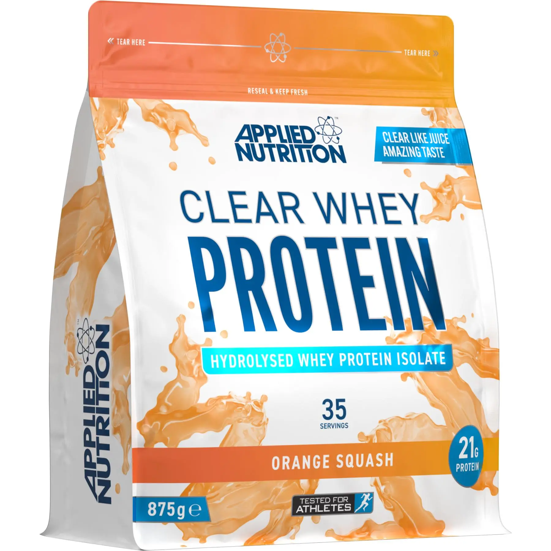 Applied Nutrition Clear Whey Protein Nutrition Powder Orange Squash ...
