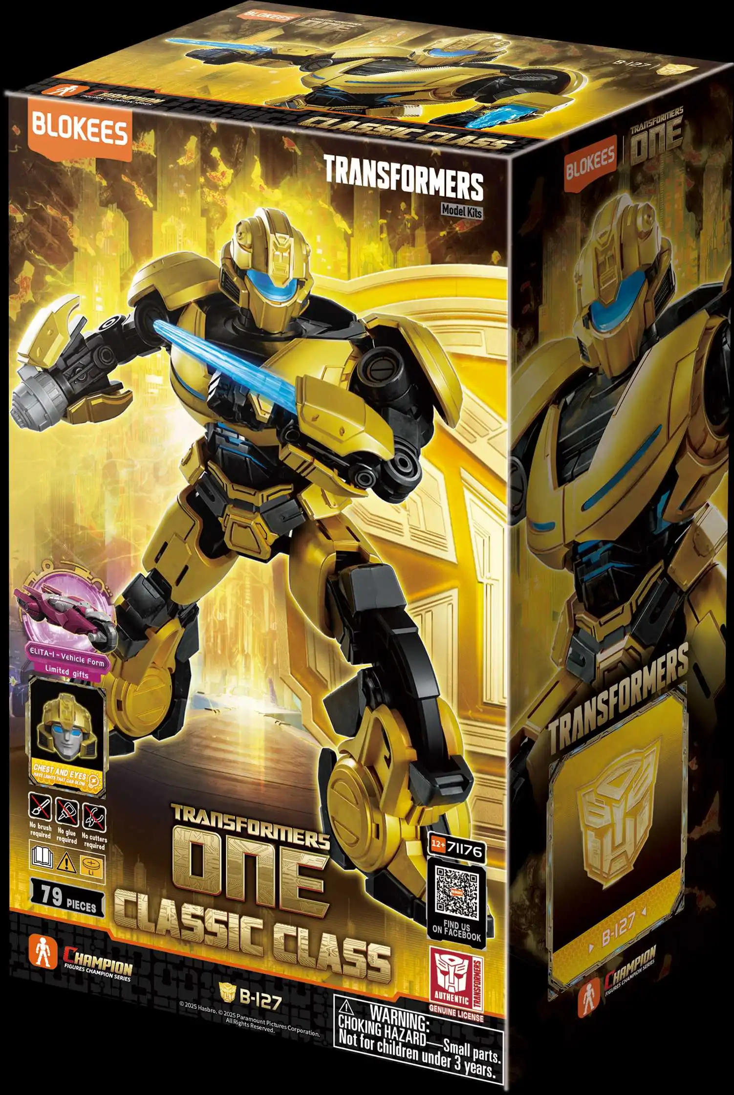 Blokees Transformers Classic Class 15 - B-127 (transformer One ...