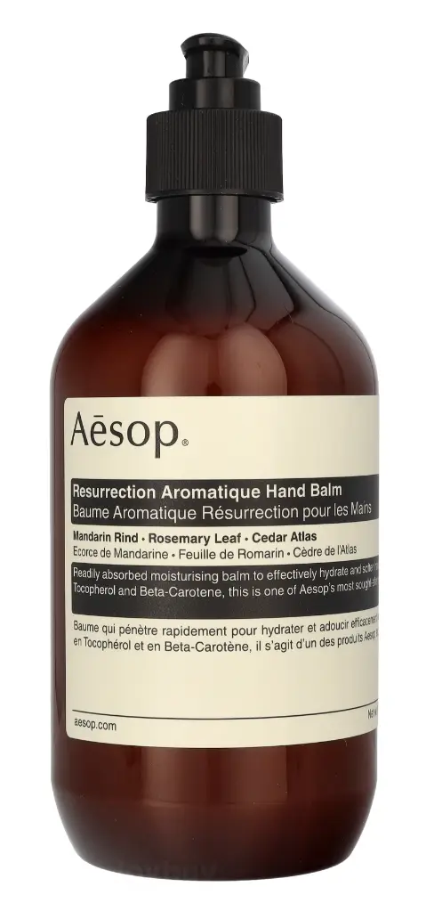 Aesop Resurrection Aromatique Hand Balm With Pump 500 Ml | Premium ...