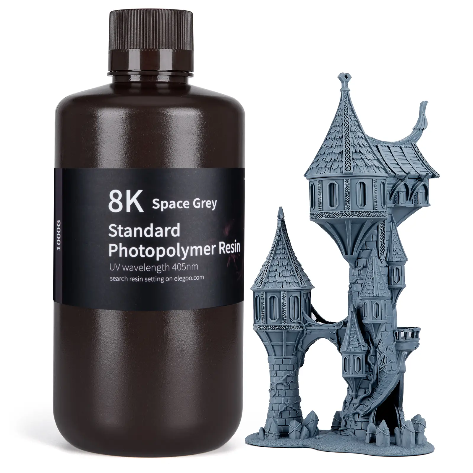 Elegoo ABS-Like 3.0 3D Printer Resin 1000g, High Precise Printing Resin ...
