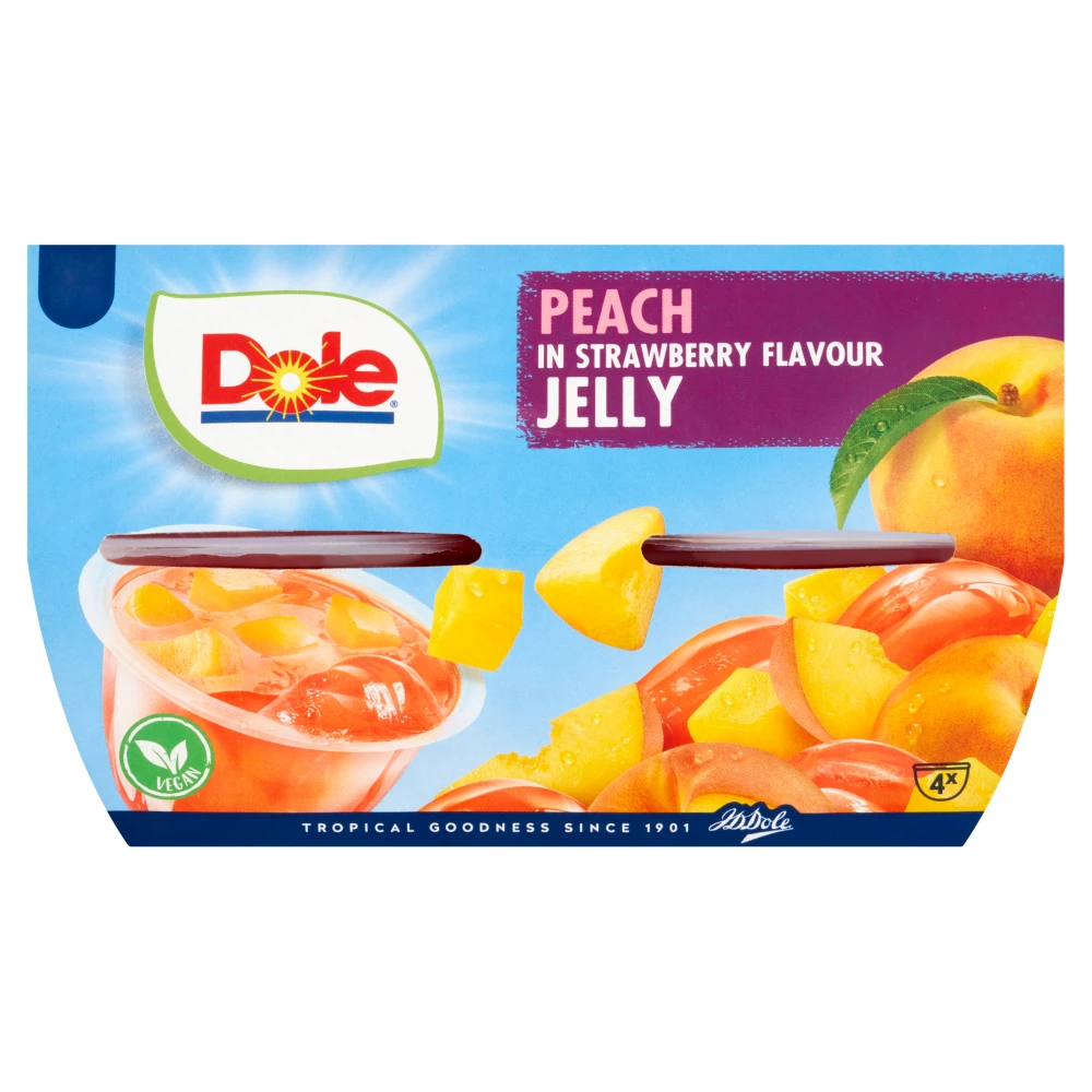 Dole Peaches In Strawberry Flavour Jelly 492g | Tins & Cans | Joybuy