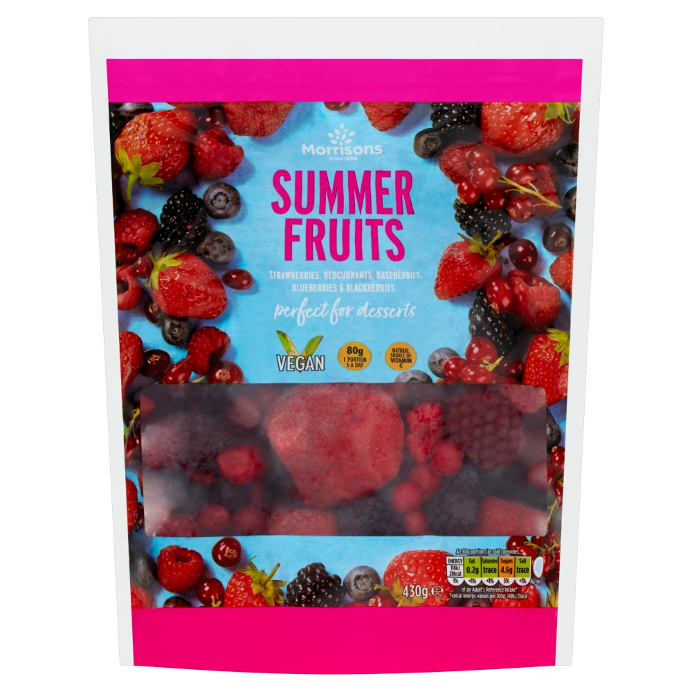 Morrisons Summer Fruits 430g | Frozen Fruit, Vegetables & Herbs | Joybuy