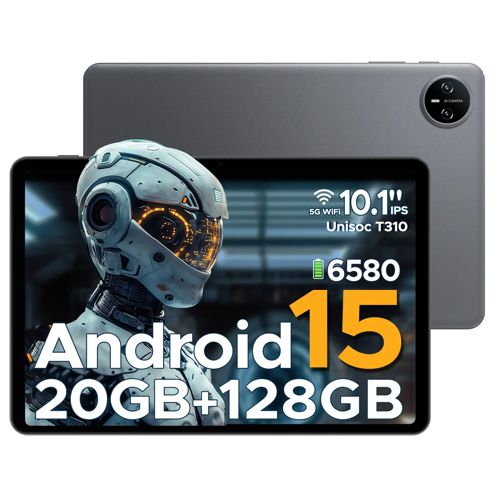DOOGEE Tab A9 Pro Android 15 Tablet， 10-inch (2025)， Unisoc T310， 20GB ...