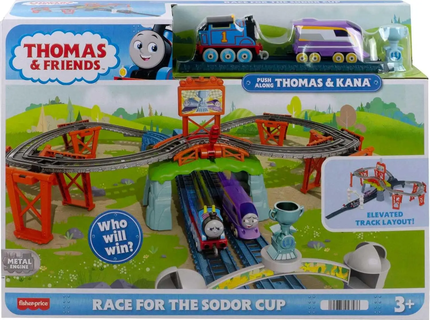 Thomas & Friends Race For The Sodor Cup Track Set | Pre-school Figures ...