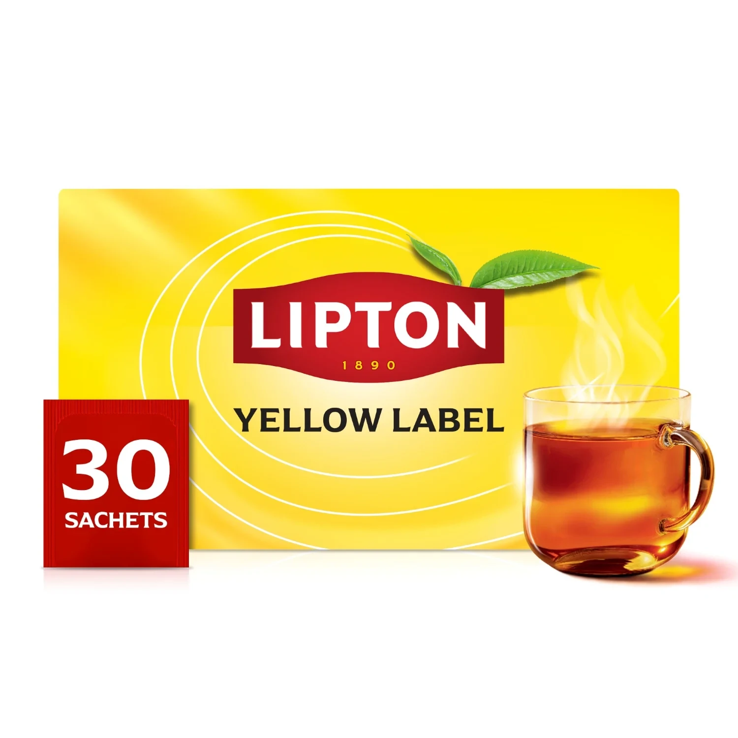 Lipton Label jaune thé noir du Kenya, 30 sachets, 60 g | Thé | Joybuy