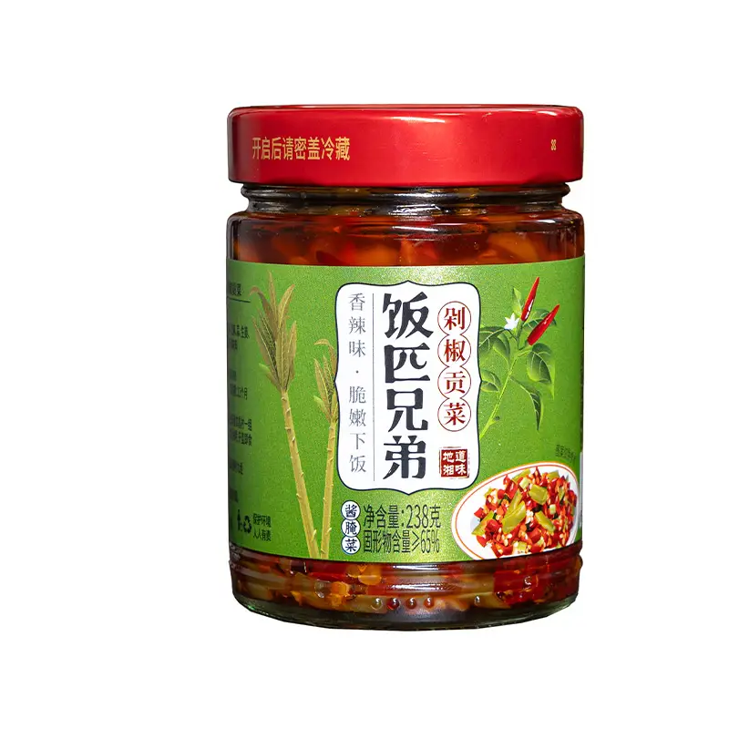 Fan Pi Xiong Di Gong Cai with Chopped Chili 238g | Cooking Ingredients ...