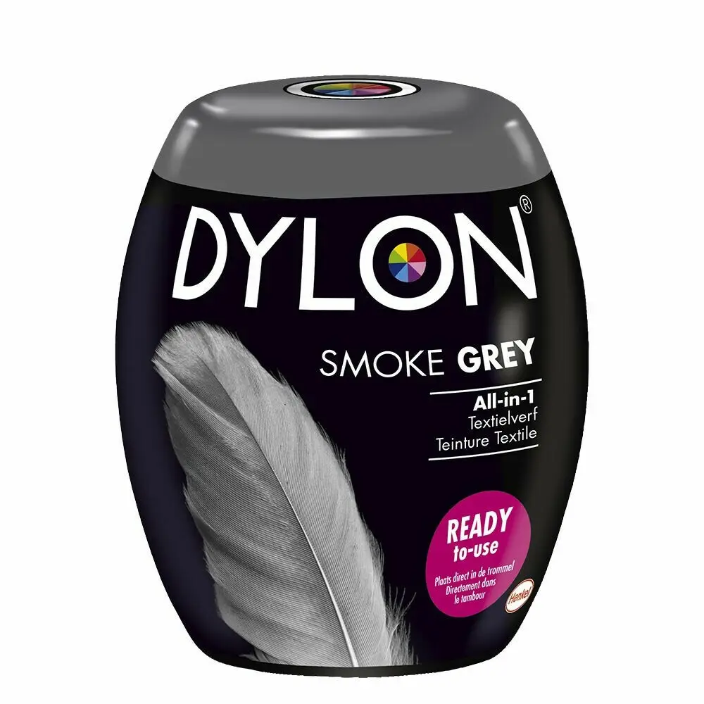 DYLON 350G MACHINE ALL-IN-ONE FABRIC DYE POD SMOKE GREY 65 | Textiel ...