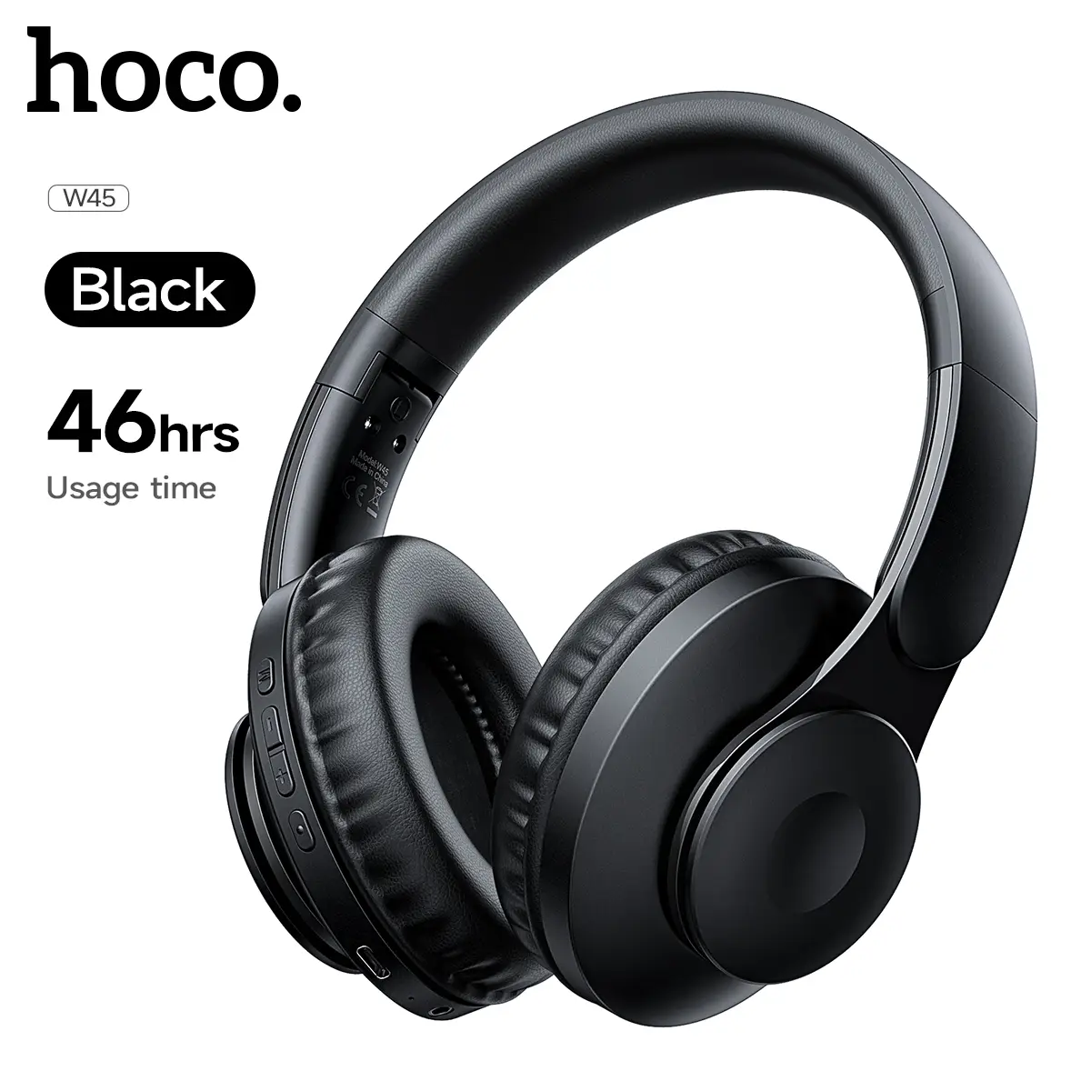W45 Enjoy BT Headset - Black | Headphones & Earphones | Joybuy