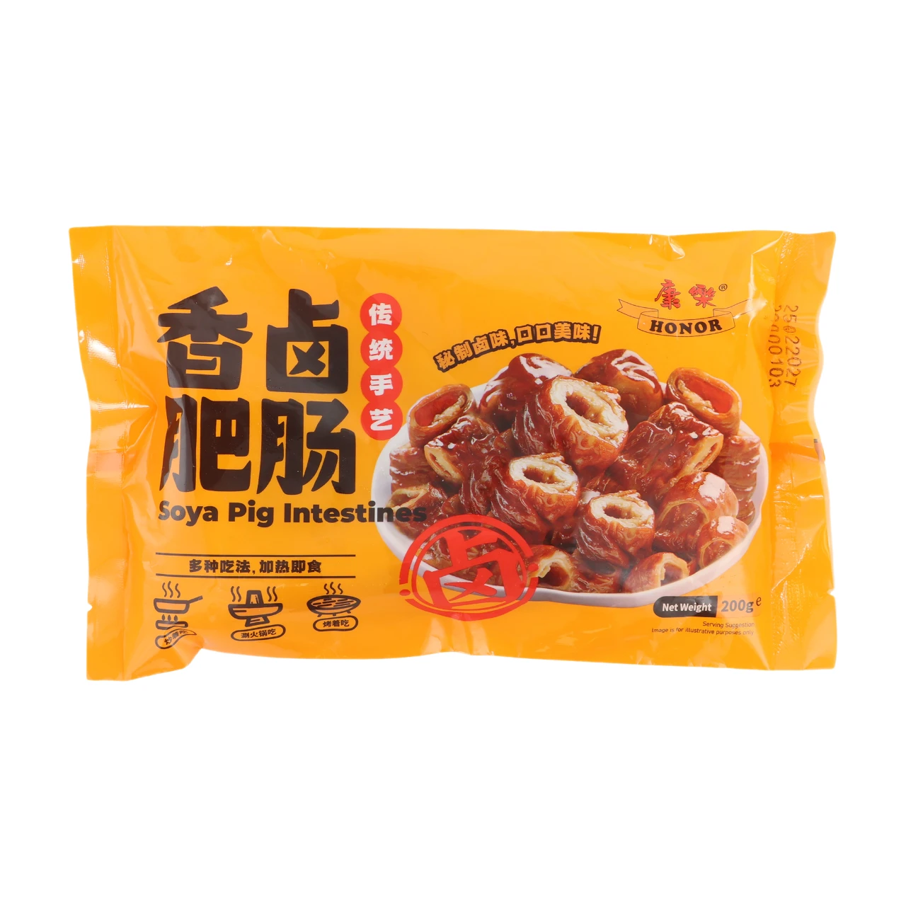 Honor Braised Pork Intestine 200g | Frozen Ready Meals | Joybuy