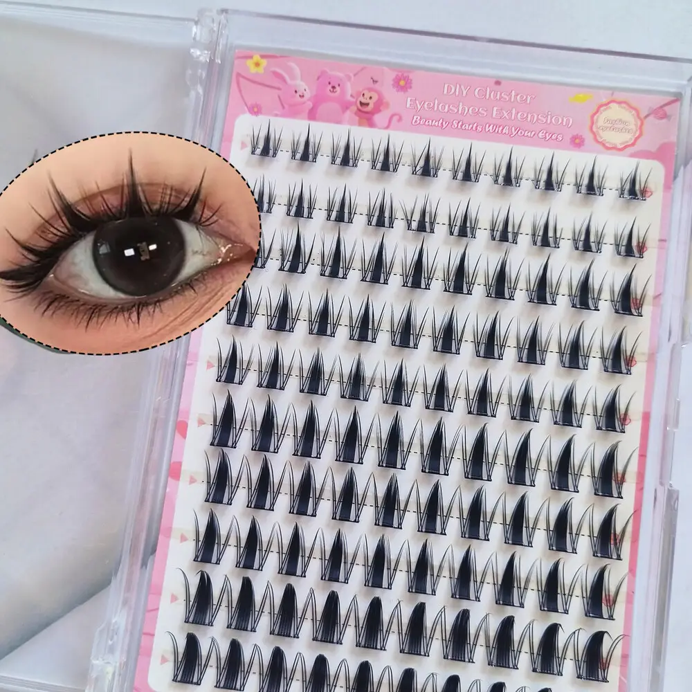 MeoMagic Extensions de cils Classic (sans colle, pince à épiler incluse ...