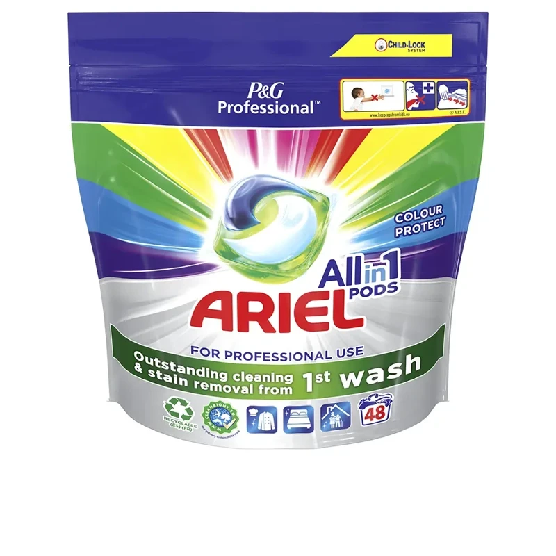 Ariel PODS Professional Couleur - Lessive en capsules, 48 unités ...