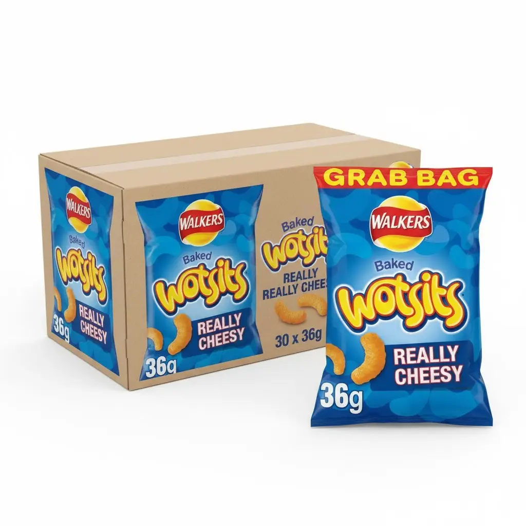 Walkers Wotsits Really Cheesy 30 x 36g | Crisps & Dips | Joybuy
