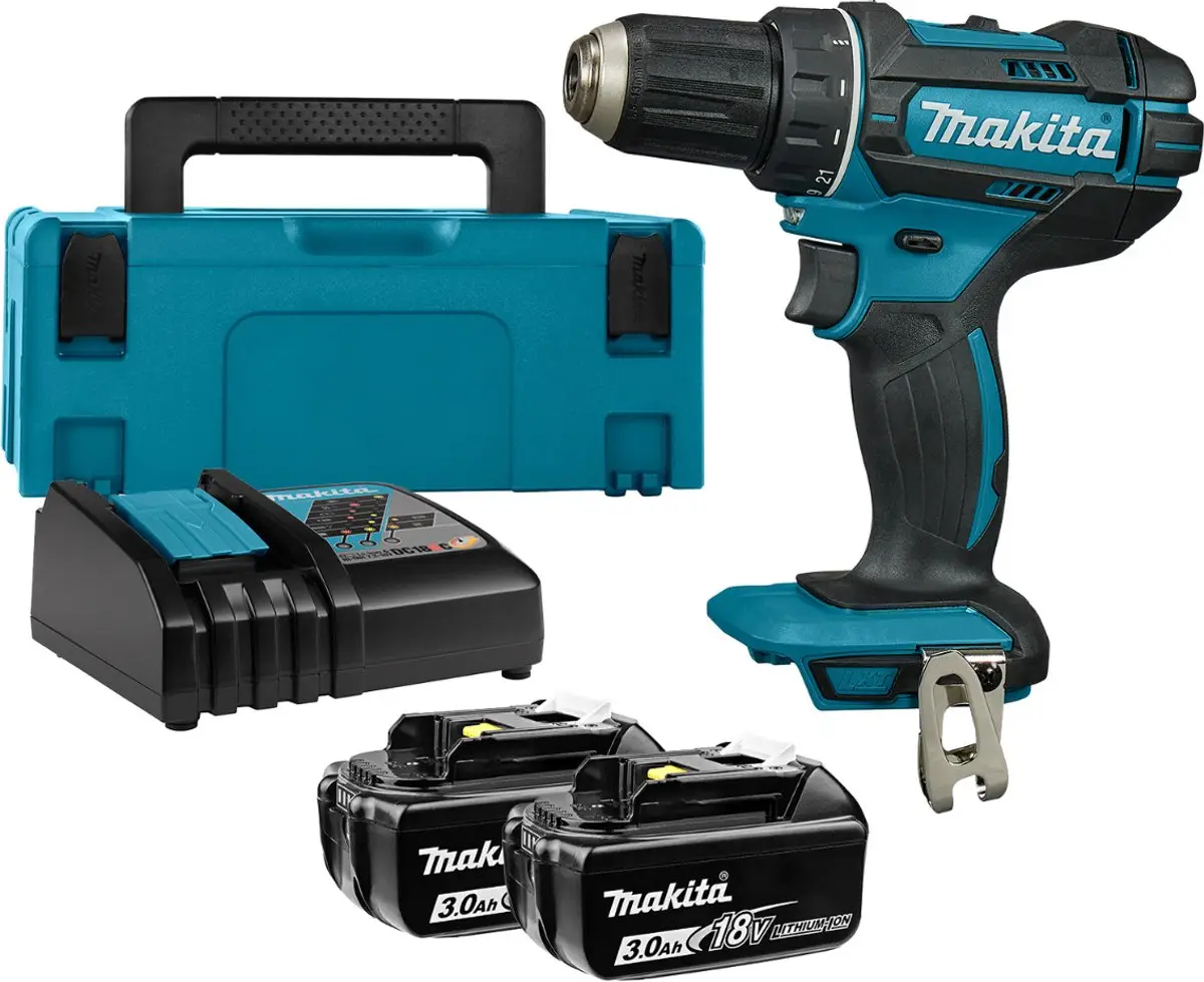 Makita accu boor-/schroefmachine - 18V, 2x BL1830B | Elektrisch ...