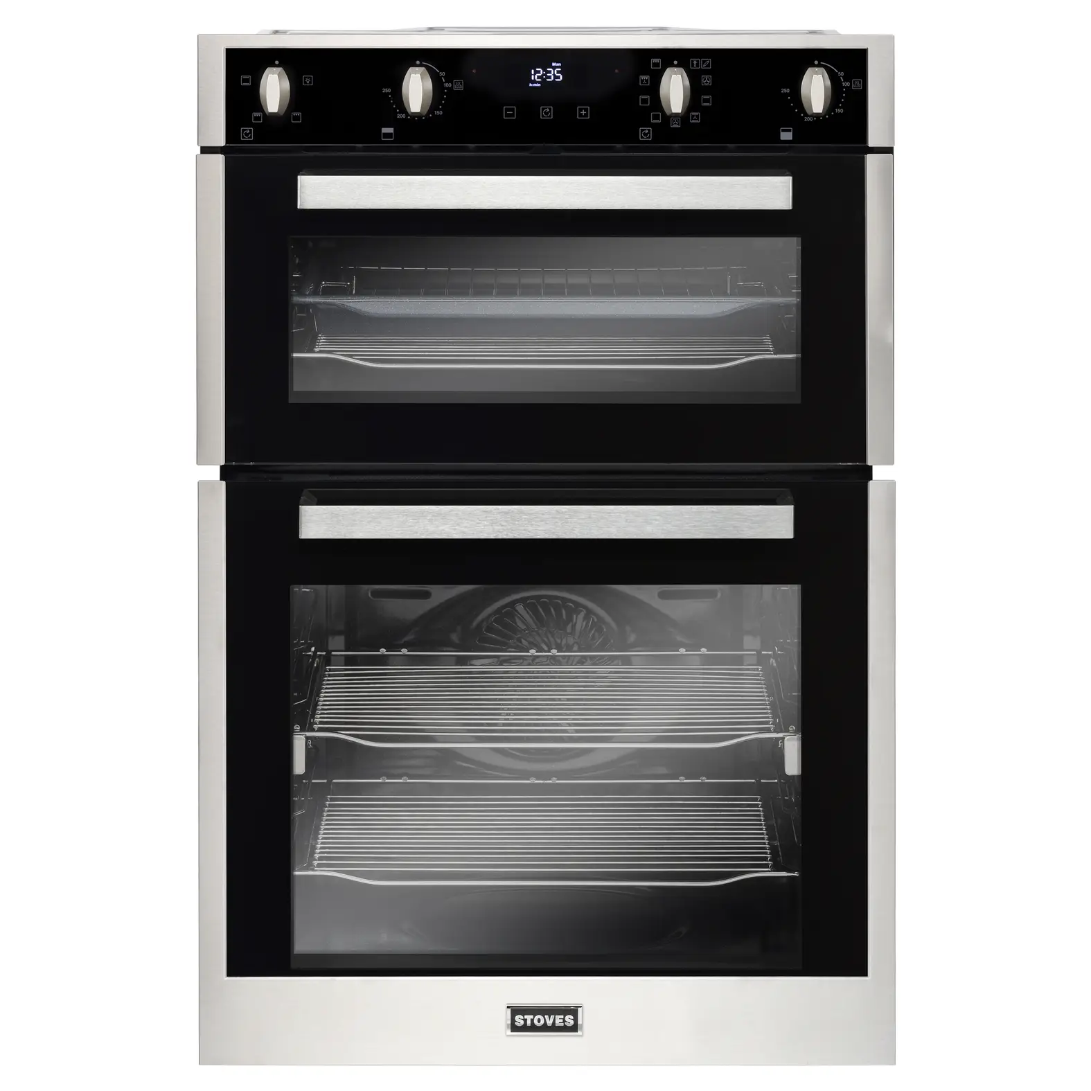 Stoves St Bi902mfct Double Electric Built-in Oven, Stainless Steel, A ...