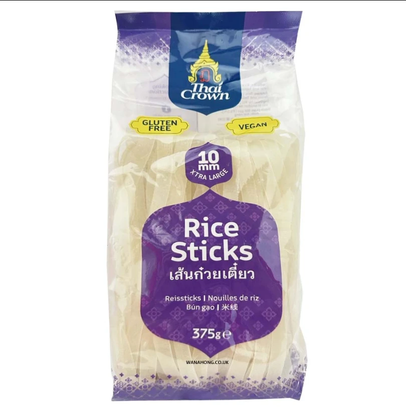 Thai Crown Noodle Rice Stick 10mm (XL) | Rice, Pasta & Pulses | Joybuy