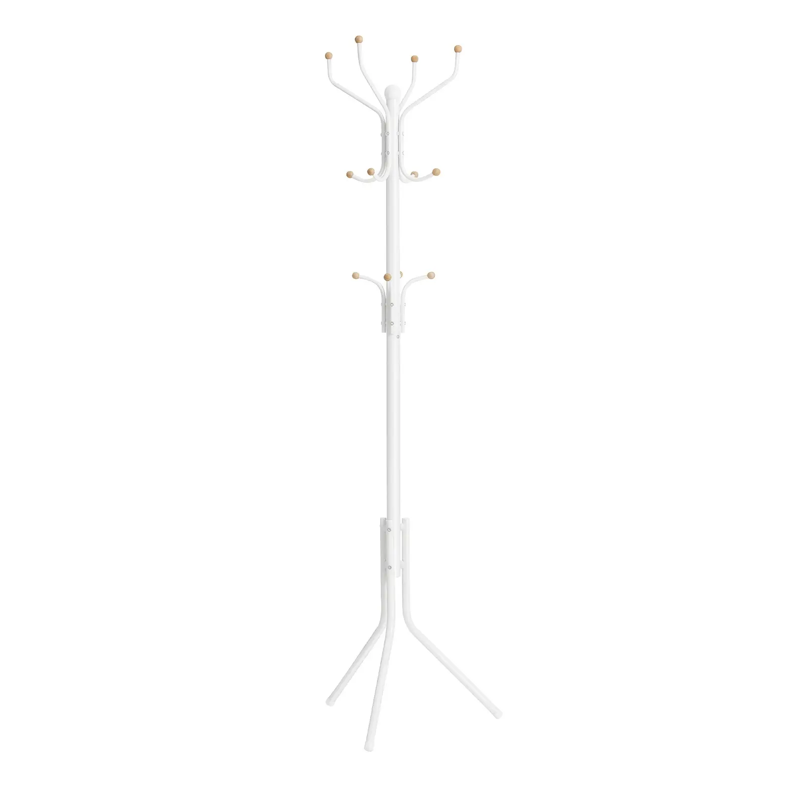 Metal Hall Tree, Freestanding Coat Rack with 12 Hooks for Entryway ...