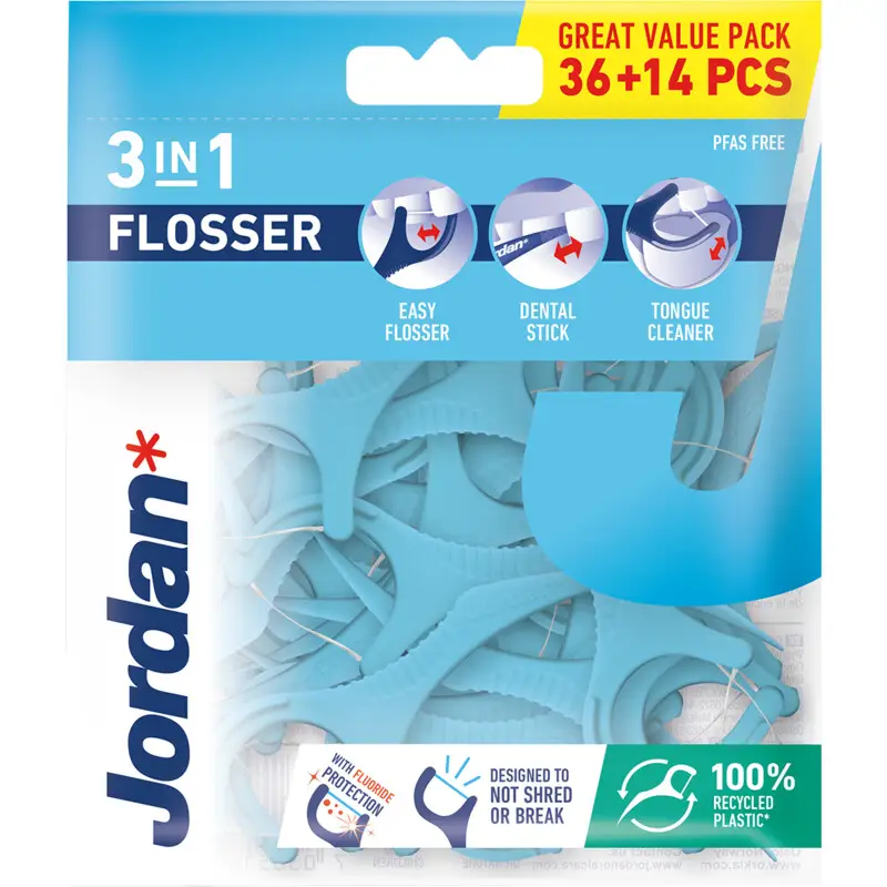 JORDAN Floss - 3-in-1 Flosser | Tandzijde, tandenstokers en ragers | Joybuy
