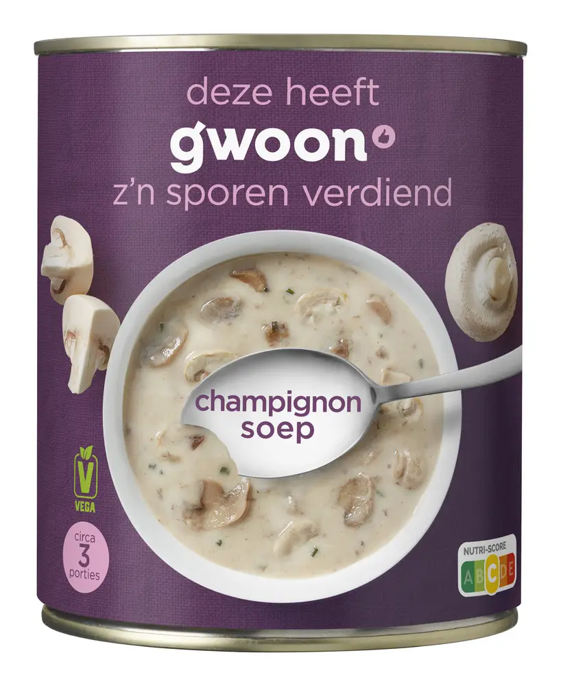 G'woon Champignonsoep - 800 ml | Blikconserven | Joybuy