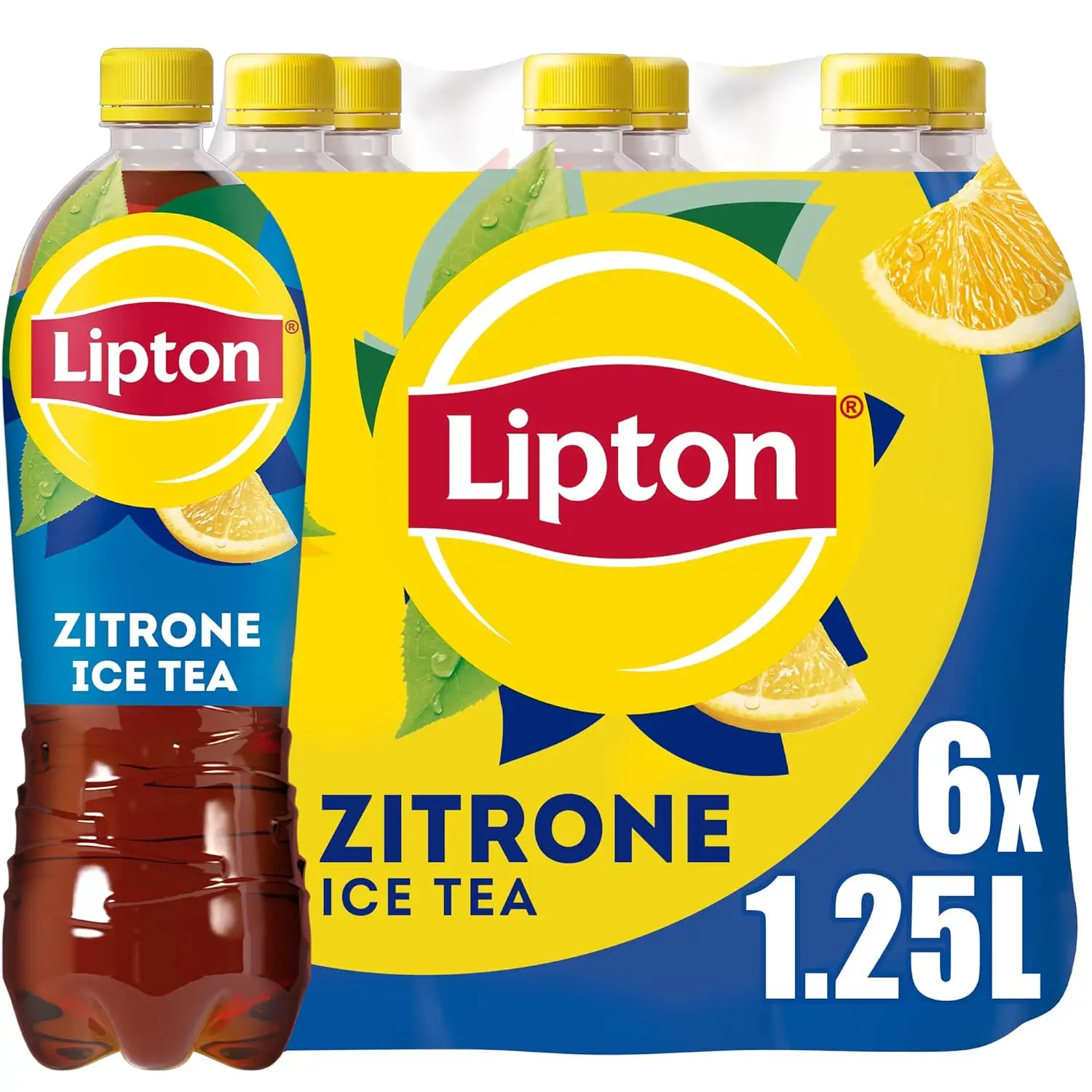 Lipton Ice Tea Zitrone 6x1.25l | Eistee & Kaffeegetränke | Joybuy