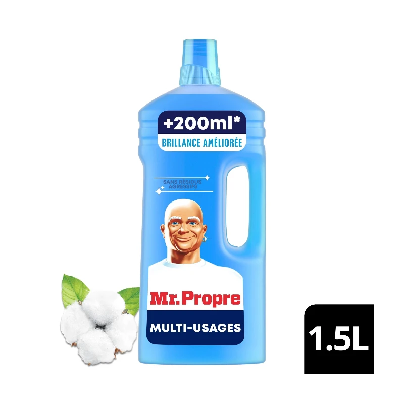 MR PROPRE Nettoyant multi-usages Fleurs de Coton 1,5L | Nettoyants ...