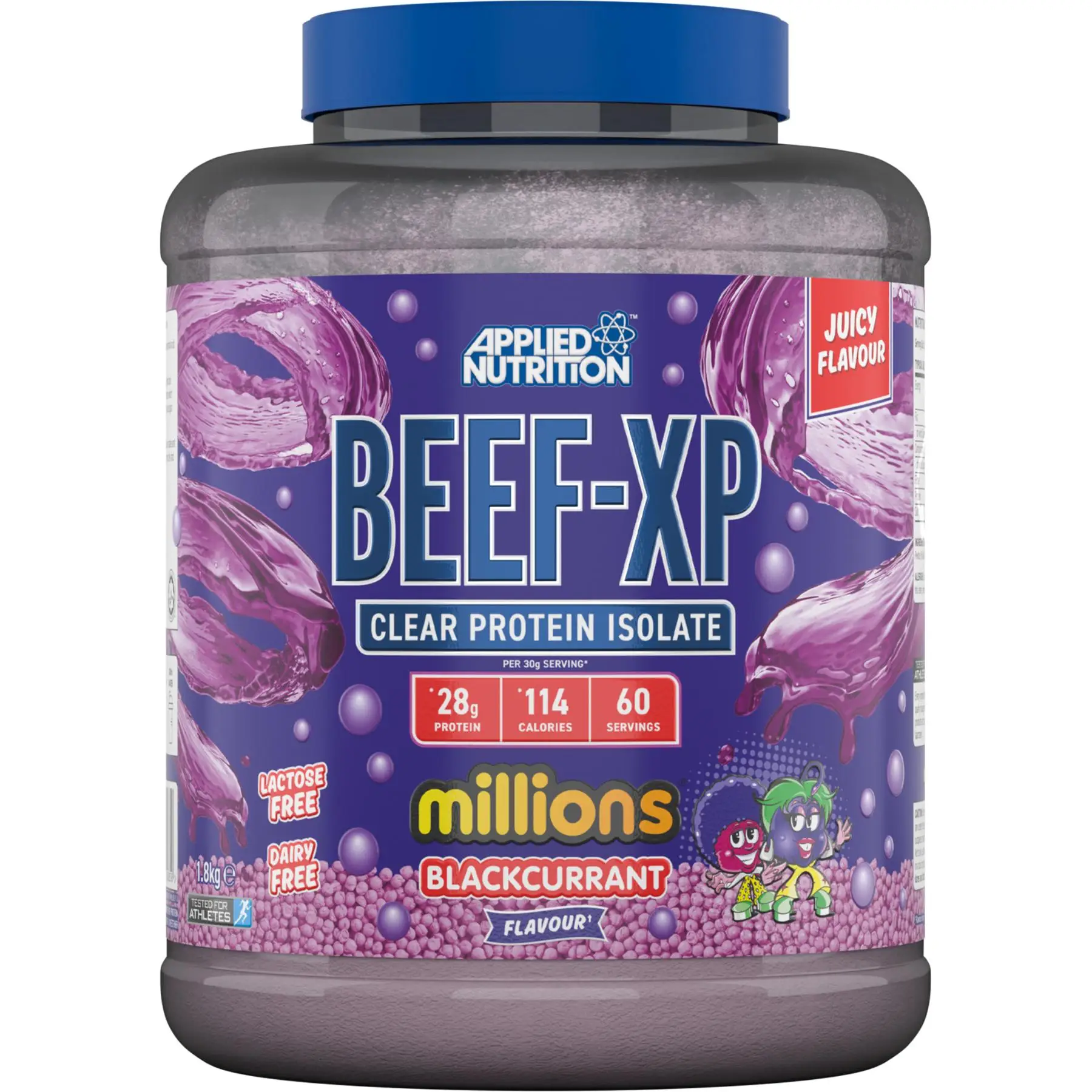 Applied Nutrition Beef-XP Beef Protein Nutrition Powder Blackcurrant ...