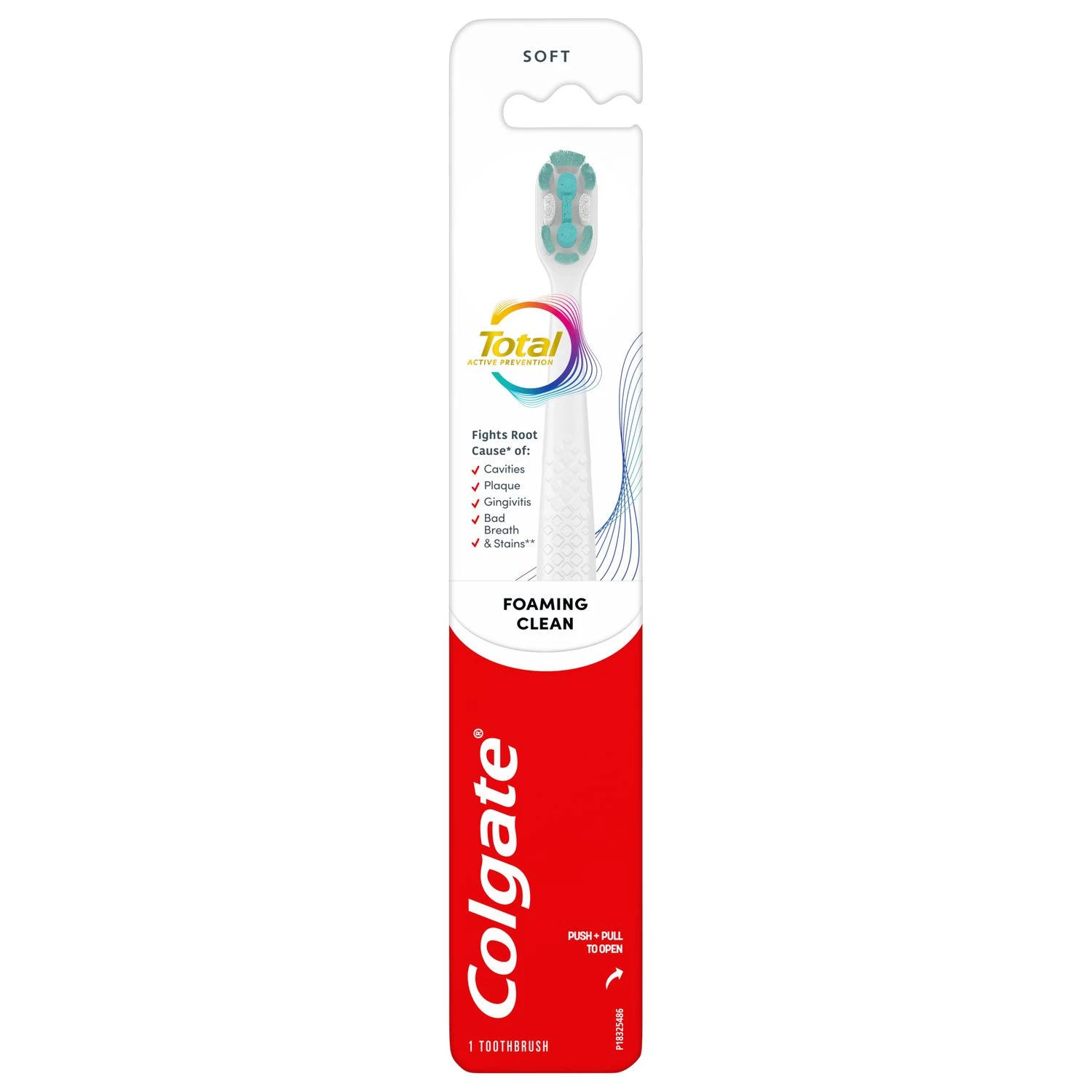Colgate Total Foaming Clean Soft Manual Toothbrush 1 Pack | Toothbrush ...