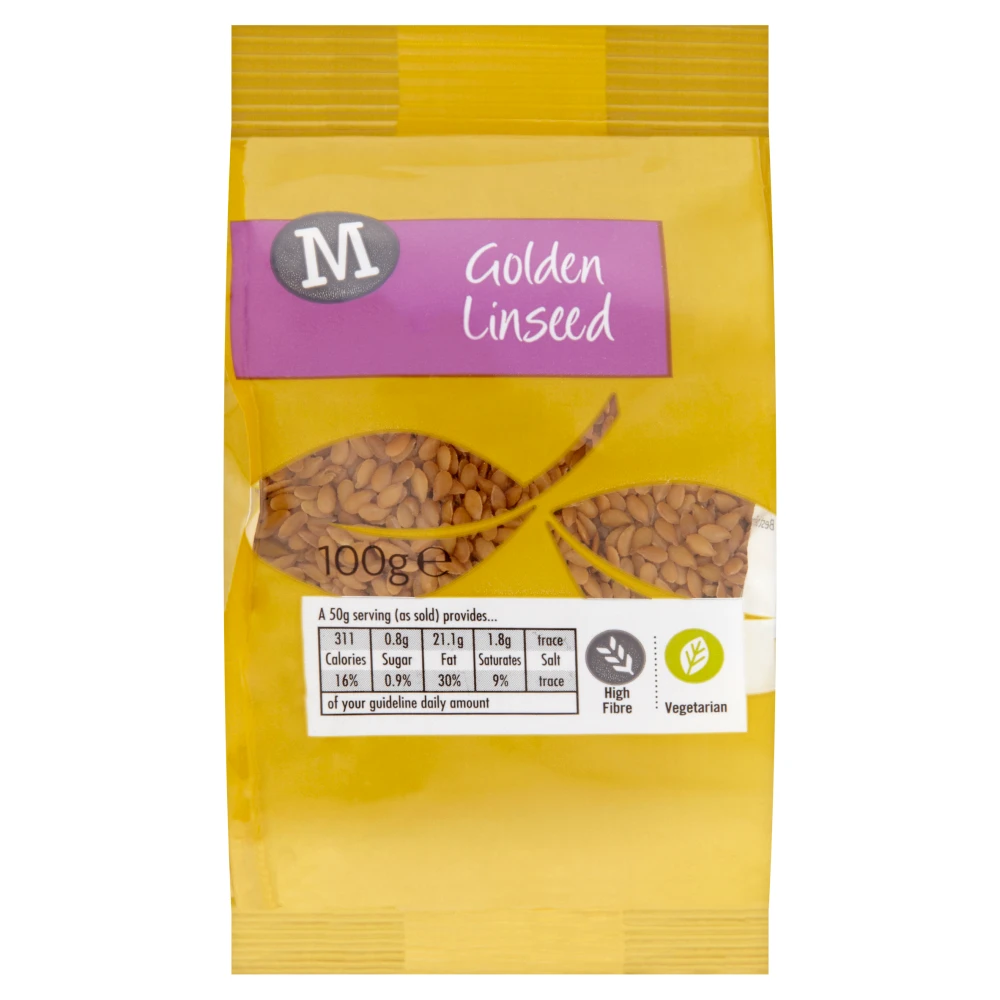 Morrisons Golden Linseed 100g | Baking | Joybuy