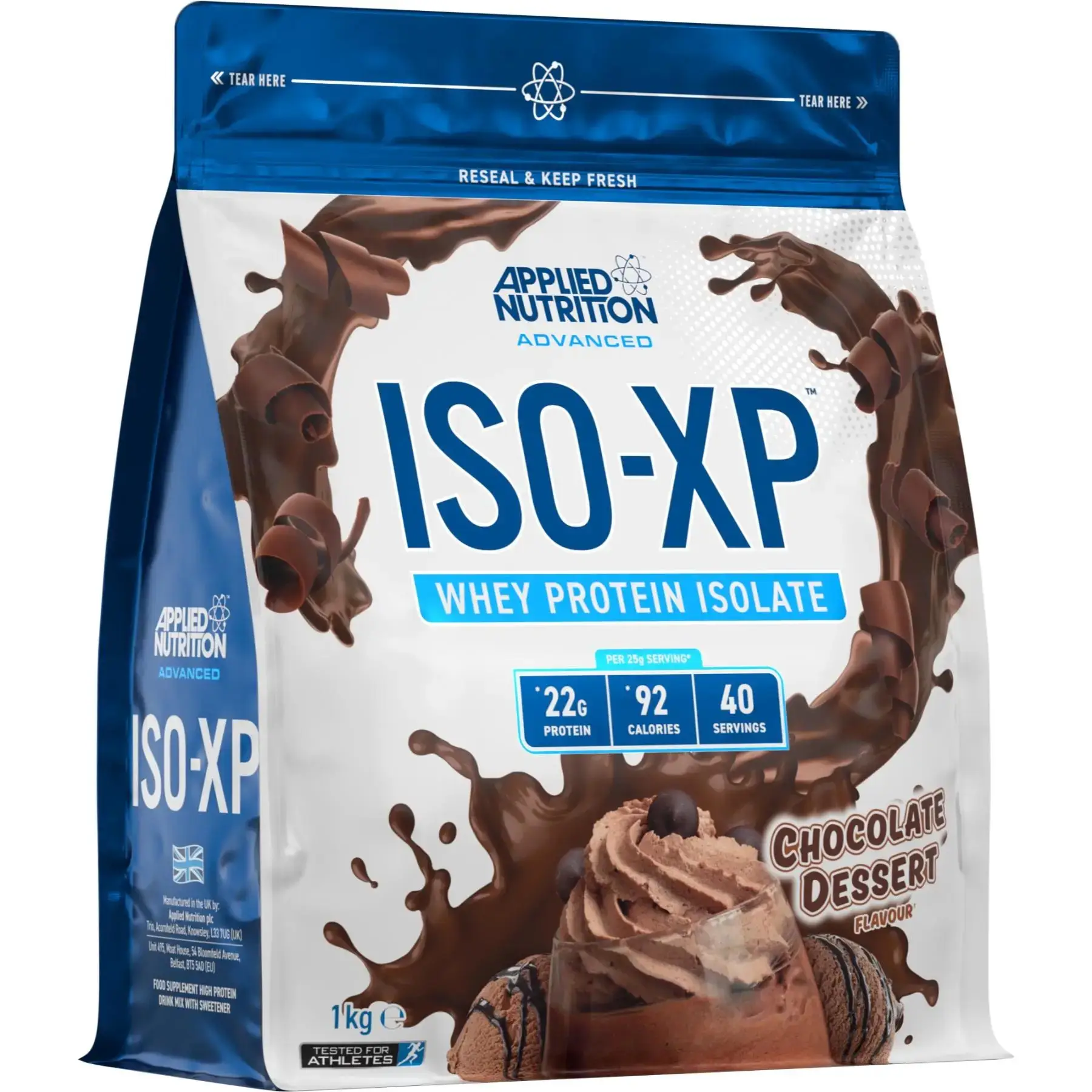 Applied Nutrition ISO-XP Whey Protein Isolate Chocolate Protein ...