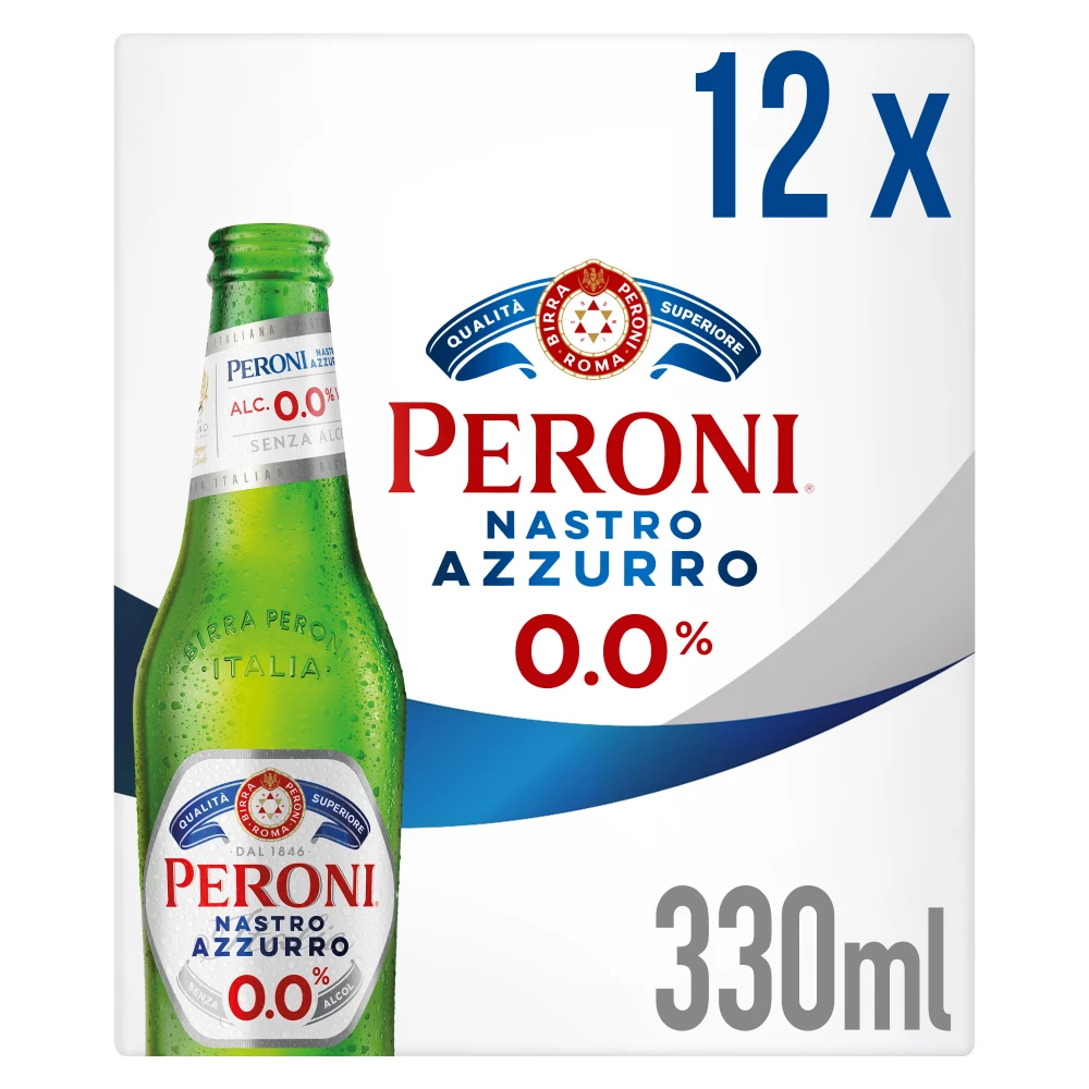 Peroni Zero Bottle 12 X 330ml (abv 0.0%) | Beer | Joybuy