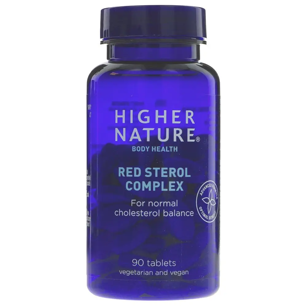 Higher Nature - Red Sterol Complex - For Normal Cholesterol Balance ...