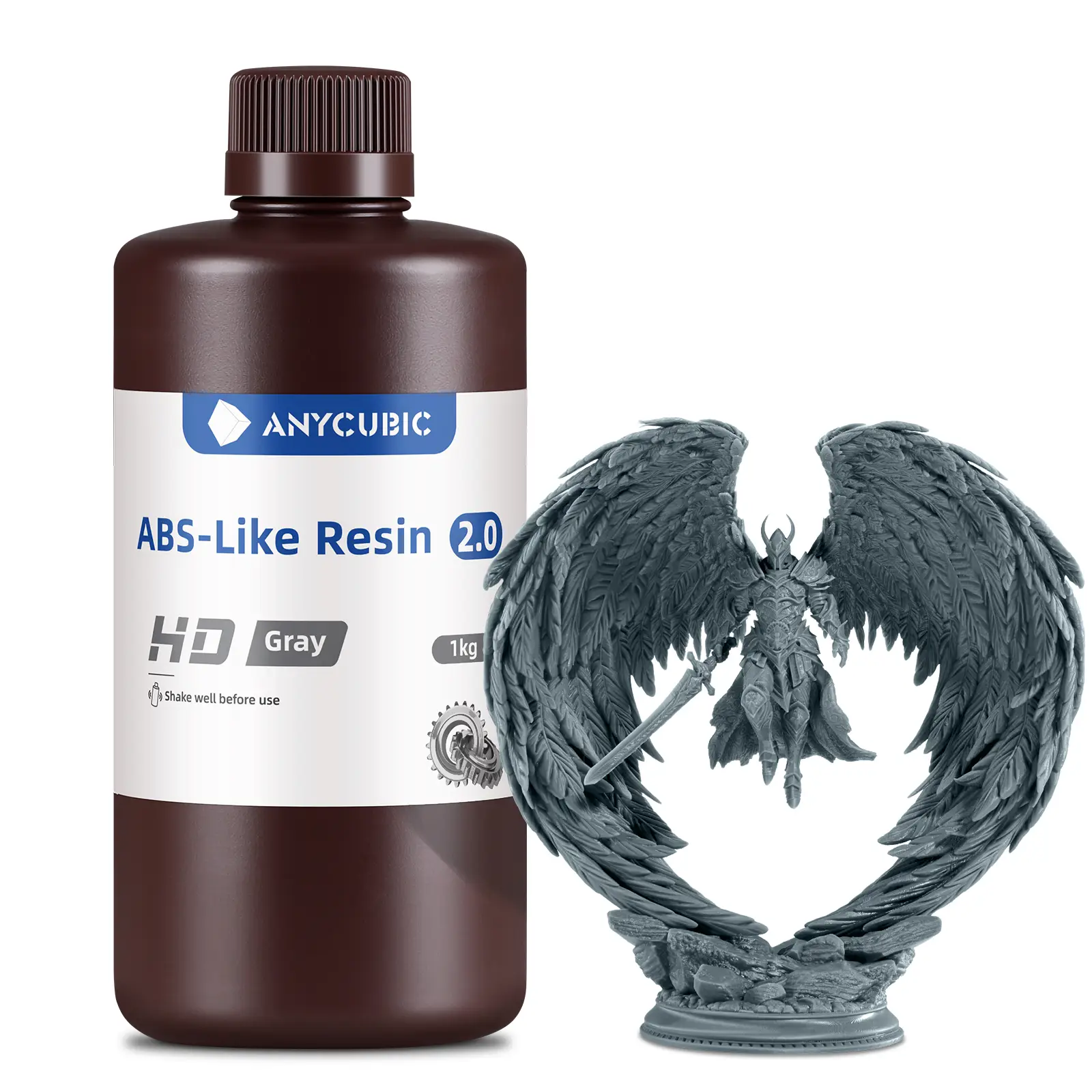 ANYCUBIC ABS-Like Resin 2.0 High Strength & Toughness Low Shrinkage 3D ...