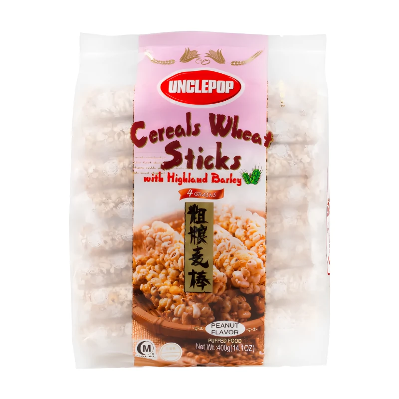 Uncle Pop Cereal Wheat Sticks With Highland Barley Peanut Flavor 400g ...