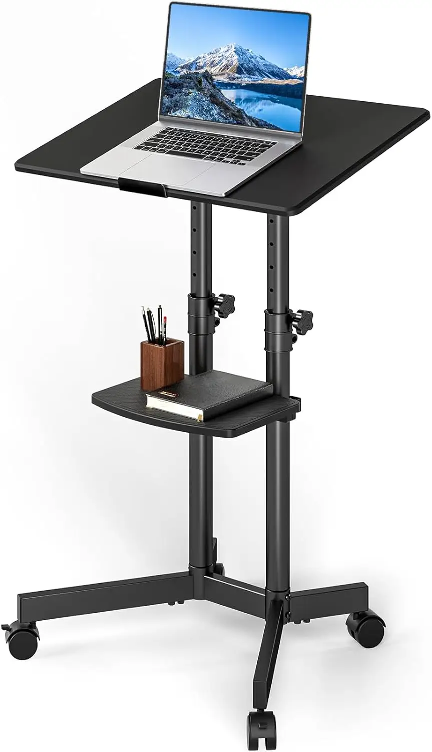 5Rcom Portable Standing Desk for Laptop 60x40 cm Height Adjustable ...