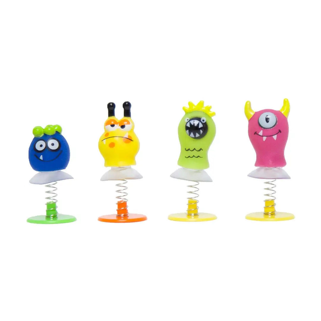 Unique Cute Monster Spring Pop-up Toys, 4 Pack | Party Bags & Fillers ...