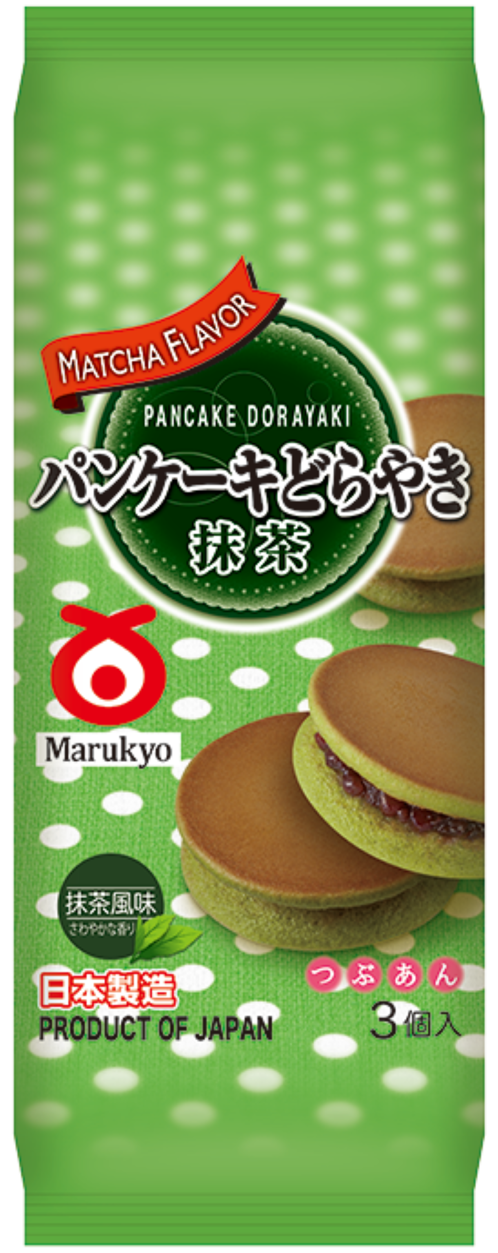 Marukyo Pancake Dorayaki Matcha Flavour 150g 日本丸京抹茶铜锣烧 150g | Meal Kits ...
