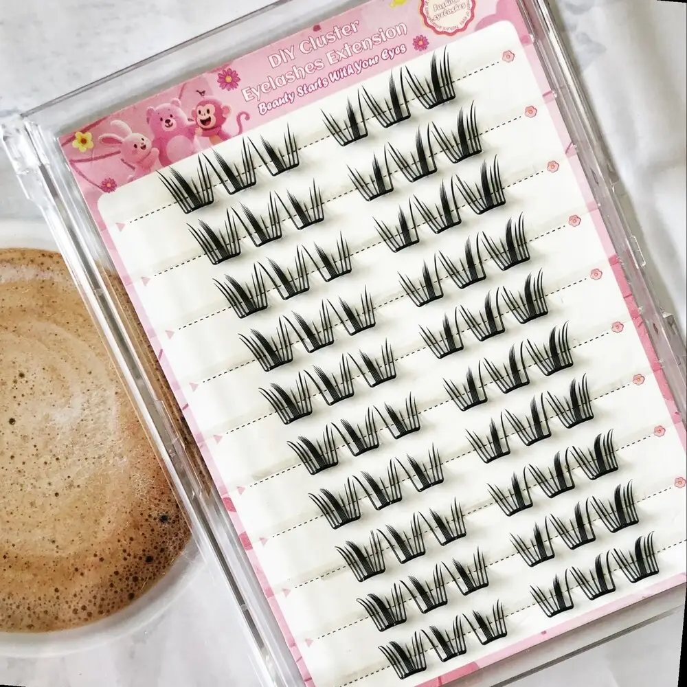 MeoMagic Extensions de cils classique - 10 lignes - F23 (colle et ...