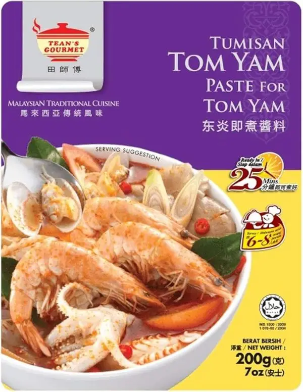 Tean's Gourmet Tom Yam Paste 200g | Table Sauces, Condiments ...