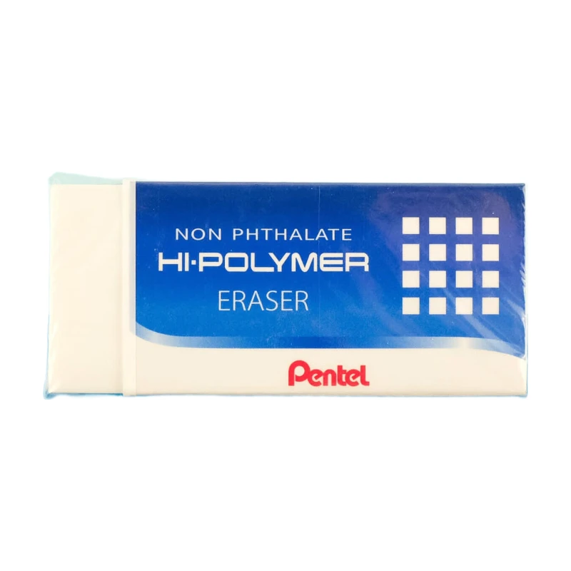 Pentel Hi-polymer Eraser Small Pack Of 48 | Erasers & Correction ...