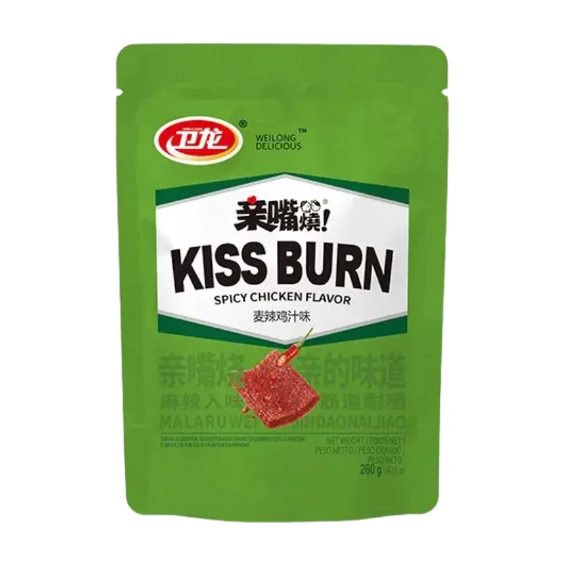 Weilong Kiss Burn pittige kip smaak 260g | Snacks & noten | Joybuy