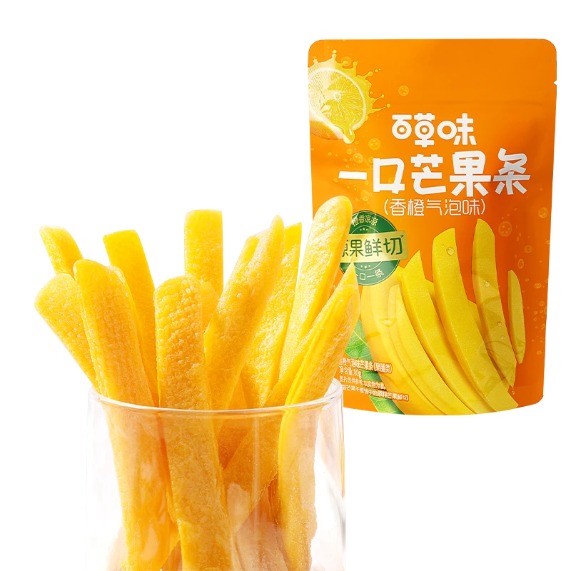 Be&cheery - Barre De Mangue À Une Bouchée (saveur D'orange Et De Bulles ...