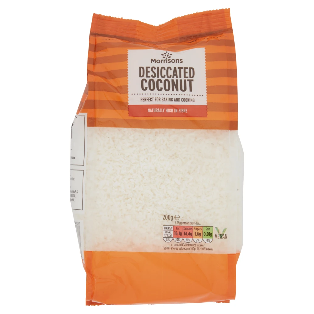 Morrisons Desiccated Coconut 200g | Home Baking & Sugar | Joybuy