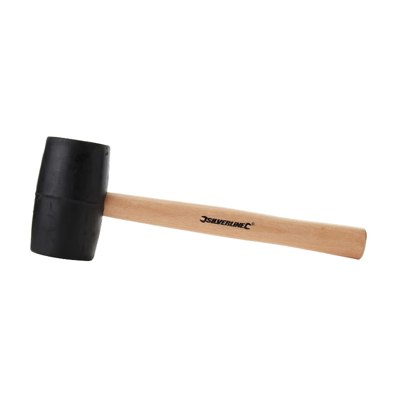 Silverline Black Rubber Mallet 24oz (680g) | DIY Tool Sets | Joybuy