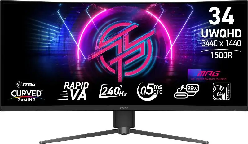 Msi Mpg 346cqrf X24 34" Gaming Monitor | Uwqhd | 240 Refresh Rate | 0 ...