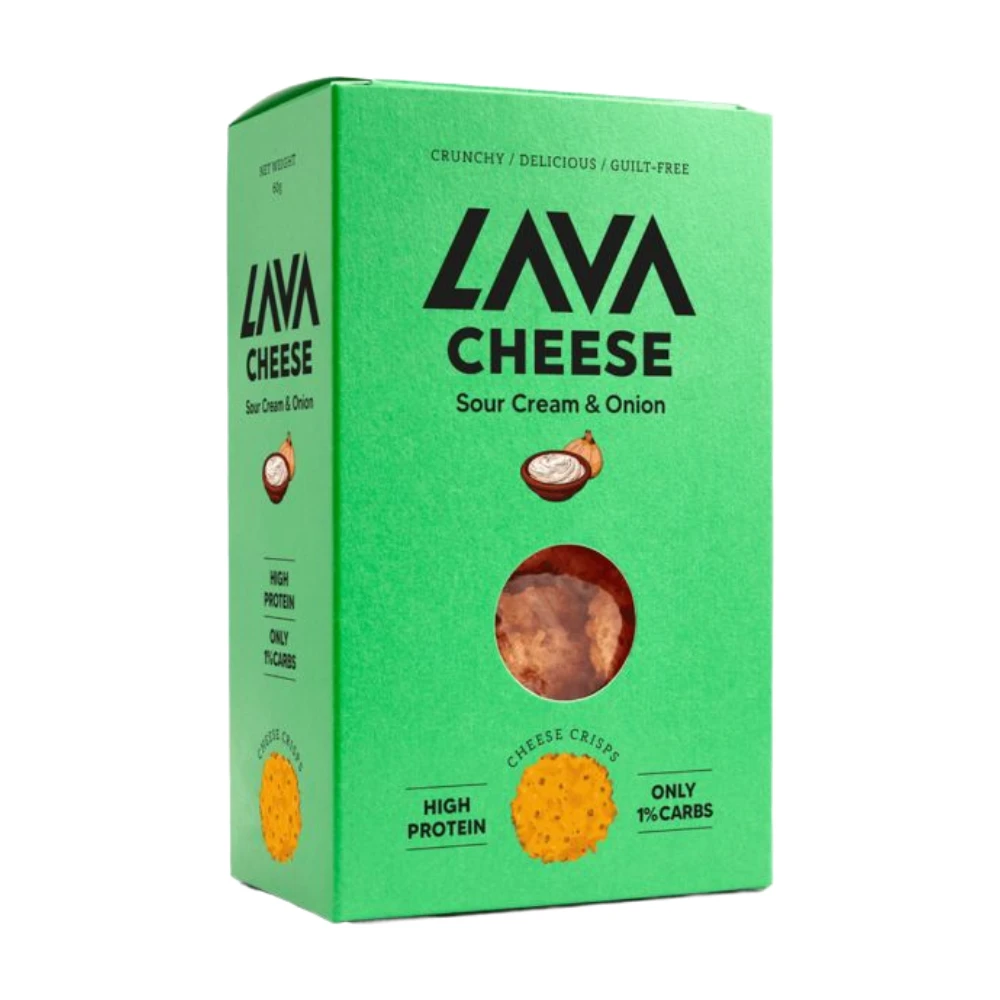Lava Cheese Sour Cream & Onion Lava Cheese 60g | Crackers & Crispbread ...
