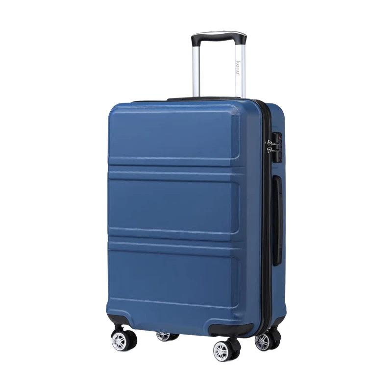 Kono Fashion Hand Luggage Lightweight Abs Hard Shell Trolley Travel ...