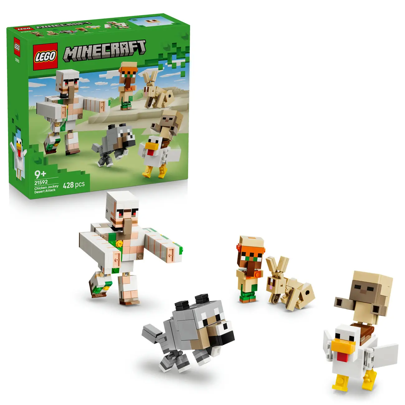 LEGO Minecraft 21592 Chicken Jockey Desert Attack | LEGO | Joybuy