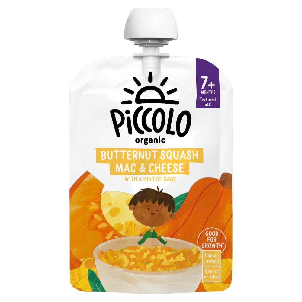Piccolo Squash Mac & Cheese From 7+ Months 130g | Prepared Meals Side ...