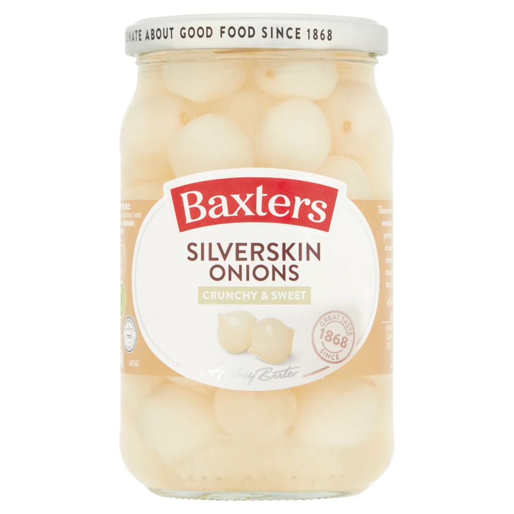 Baxters Silverskin Onions Crunchy & Sweet 440g | Ready To Eat | Joybuy